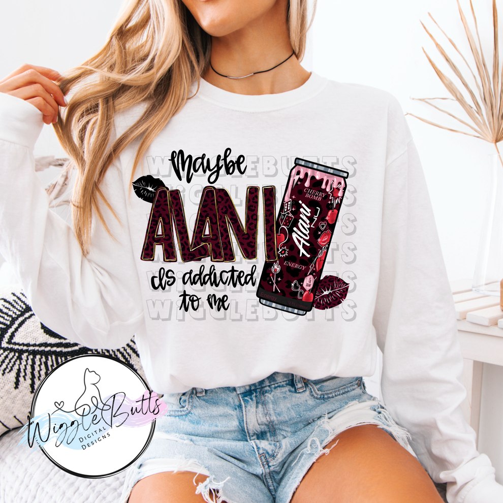 Energy Drink Cherry Leopard PNG Design – Wigglebutts Digital Designs