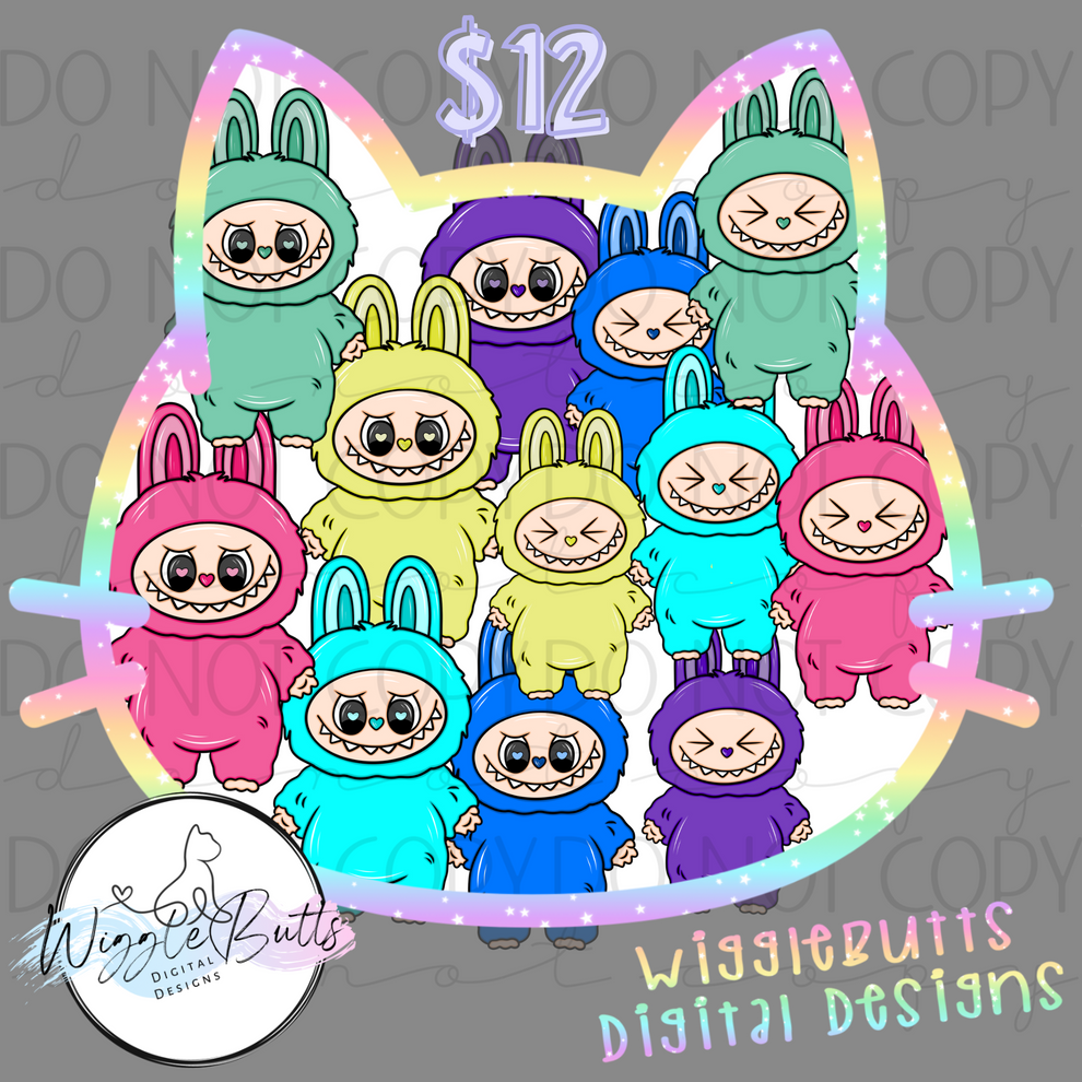 Little Monsters ClipArt Bundle – Wigglebutts Digital Designs
