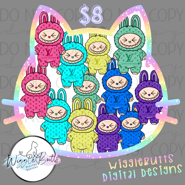Little Monsters Boujee ClipArt Bundle – Wigglebutts Digital Designs